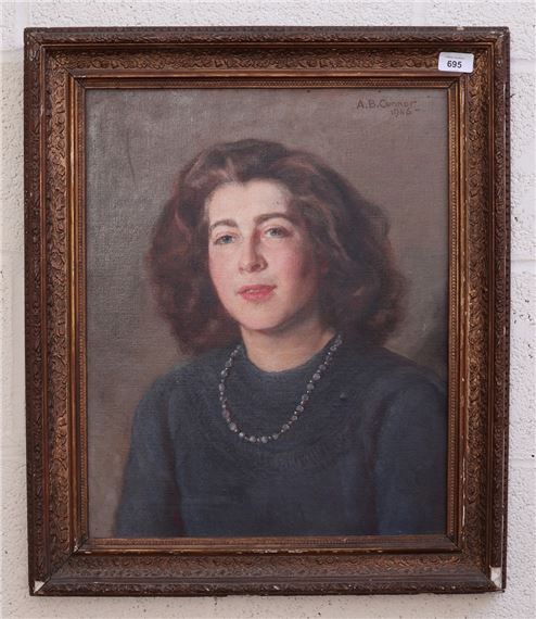 A.B. Connor | Portrait of woman (1946) | MutualArt