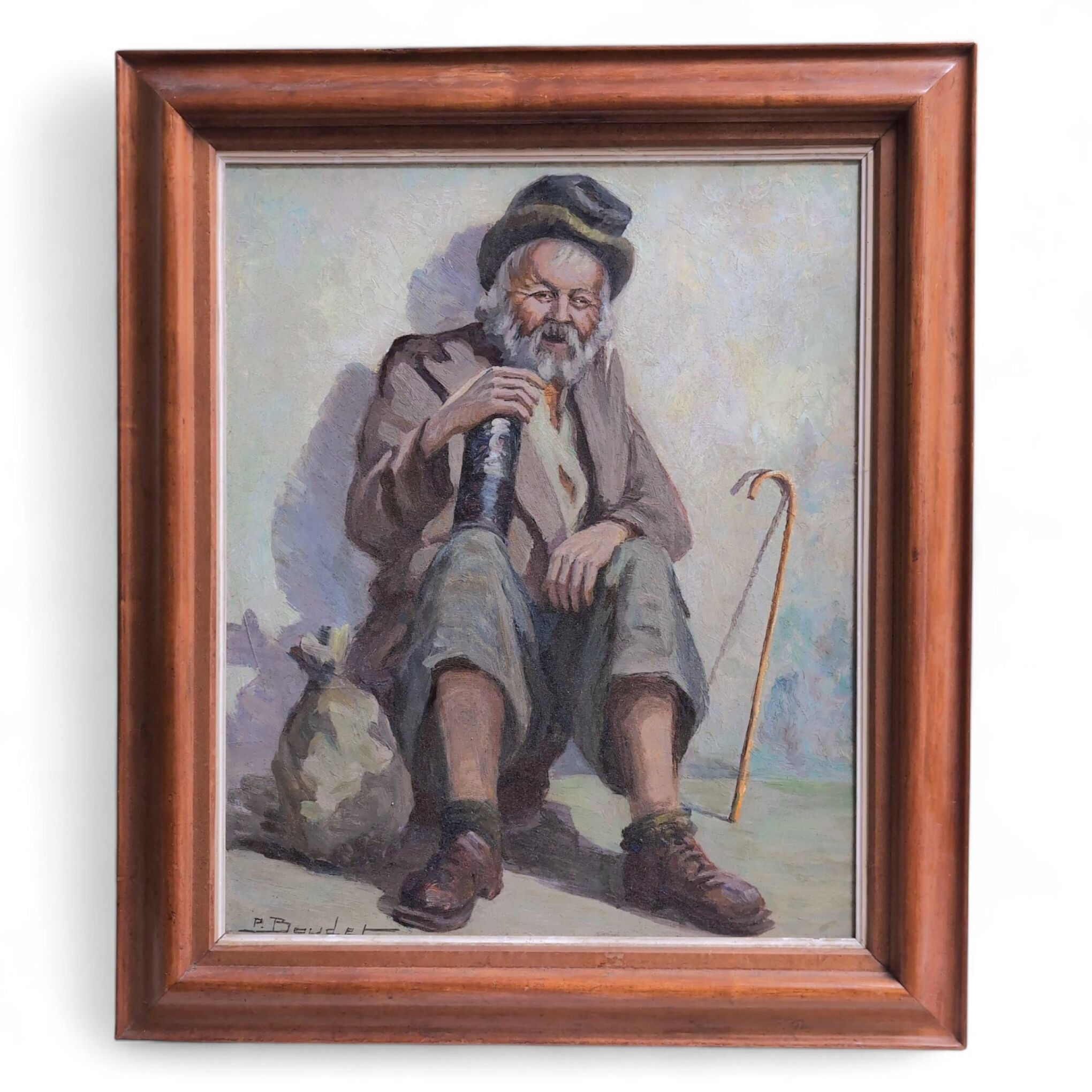 Pierre Boudet | Portrait d'homme assis | MutualArt