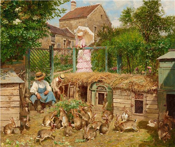 Marie-François Firmin-Girard | The Rabbit Breeder | MutualArt