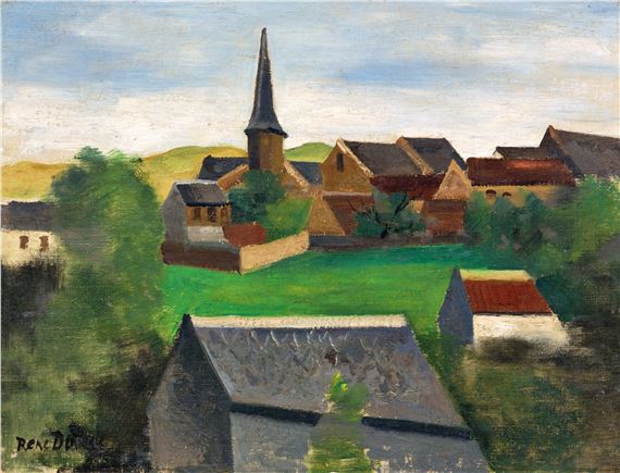 Rene Durey | Kostel ve městě | MutualArt