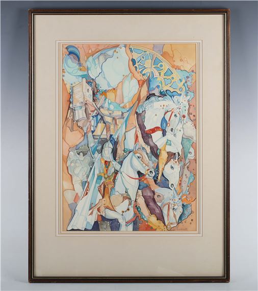 Roxane Lobanov Rostovsky | Fresco Fragment, El Cid | MutualArt