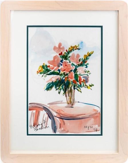 Stellario Baccellieri | Still Life with Bouquet (1997) | MutualArt