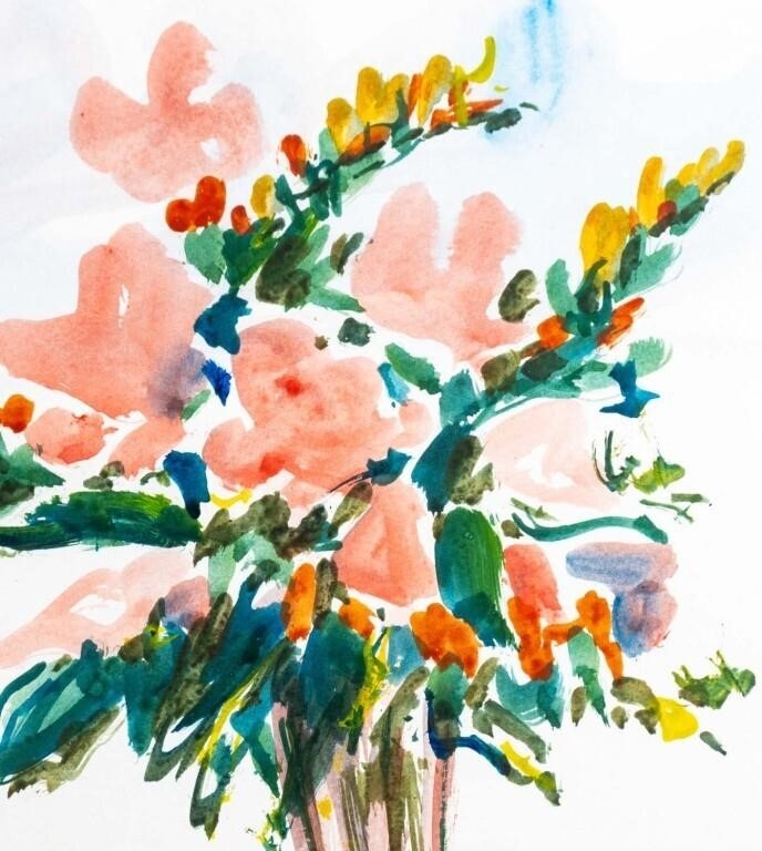 Stellario Baccellieri | Still Life with Bouquet (1997) | MutualArt