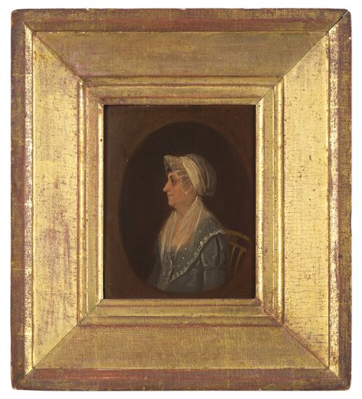 Jacob Eichholtz | A Portrait of a Seated Lady with Shawl and Bonnet ...