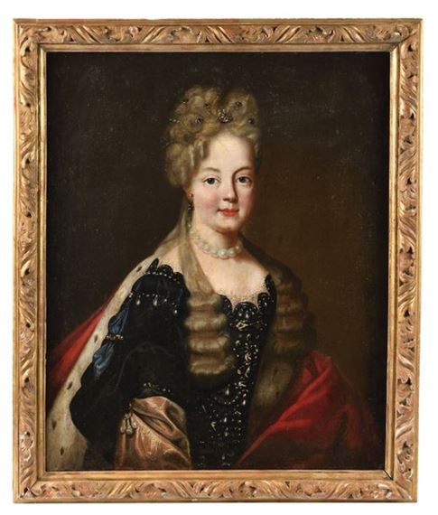 Pierre Gobert | Portrait of Marie-Anne de Bourbon, known as ...