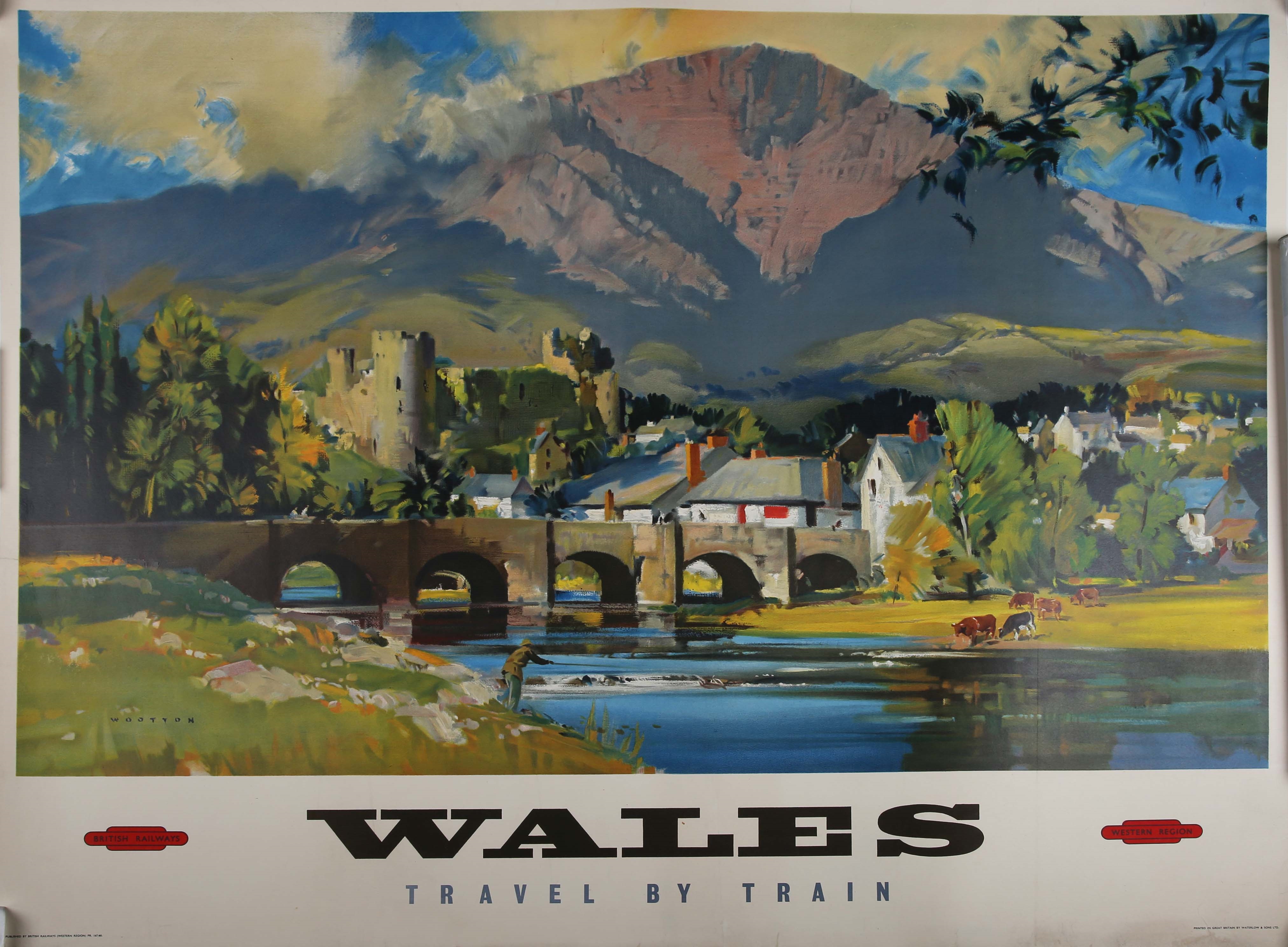 Frank Wootton | Wales: Travel by Train (Circa 1955) | MutualArt