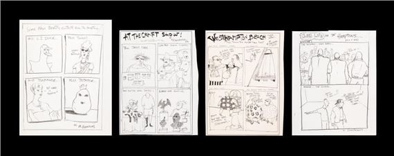Michael Paraskevas | Four Comic Strips (1989) | MutualArt