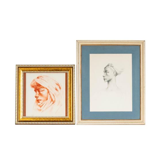Alexander Cañedo | Two Works (Portraits of Women | MutualArt