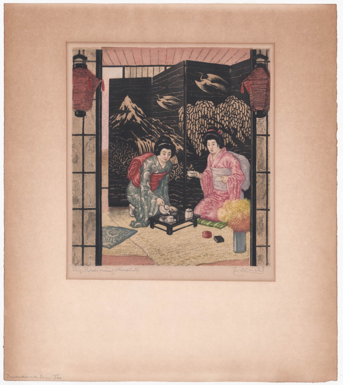 Ferdinand Michel | SIGNED Aquatint Etching | MutualArt