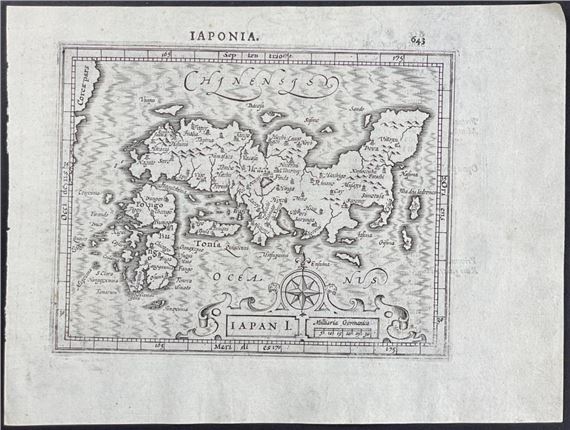 Gerard Mercator | Map of Japan (Circa 1610) | MutualArt