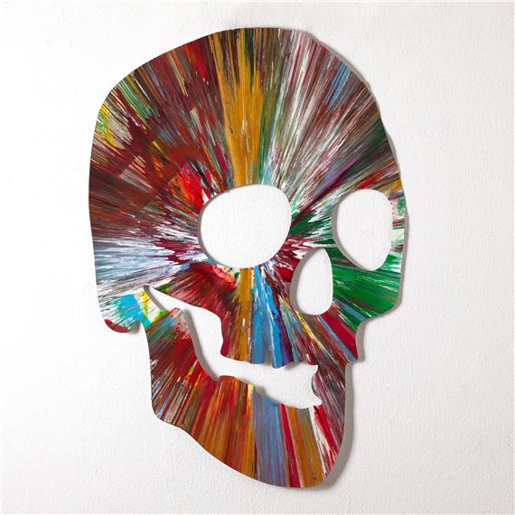 Damien Hirst | Skull Spin Painting (2009) | MutualArt