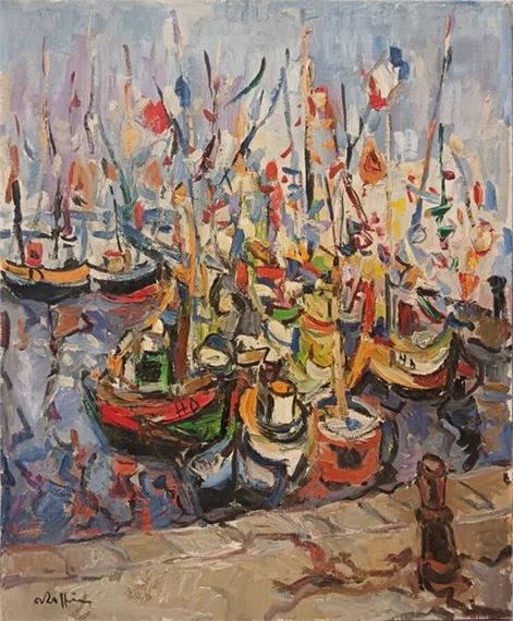 Andre Raffin | La fête des marins à Honfleur | MutualArt