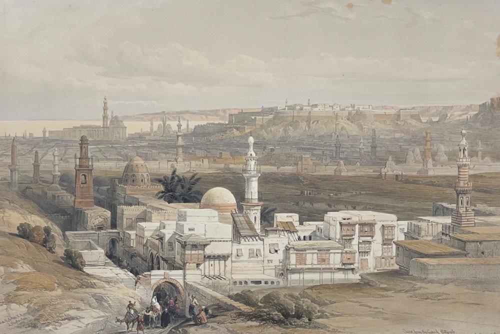 David Roberts | Cairo, from the Gate of Citizenib, Looking towards the ...