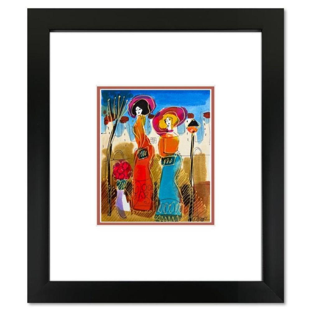 Moshe Leider | Original Mixed Media Watercolor Painting | MutualArt