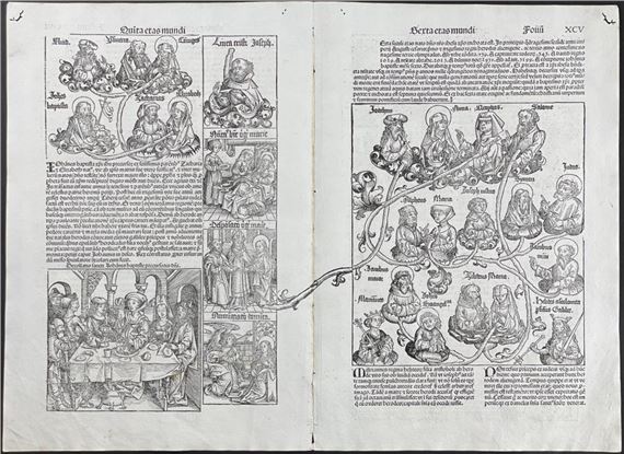 Hartmann Schedel | Various Biblical Figures & Scenes including the ...