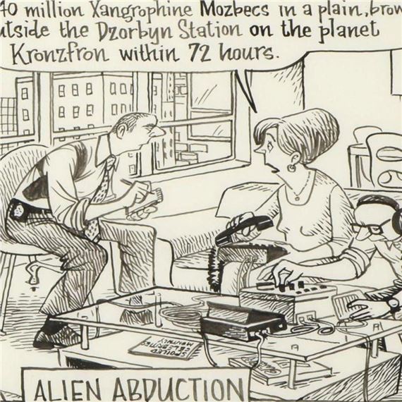 Dan Piraro | Alien Abduction | MutualArt