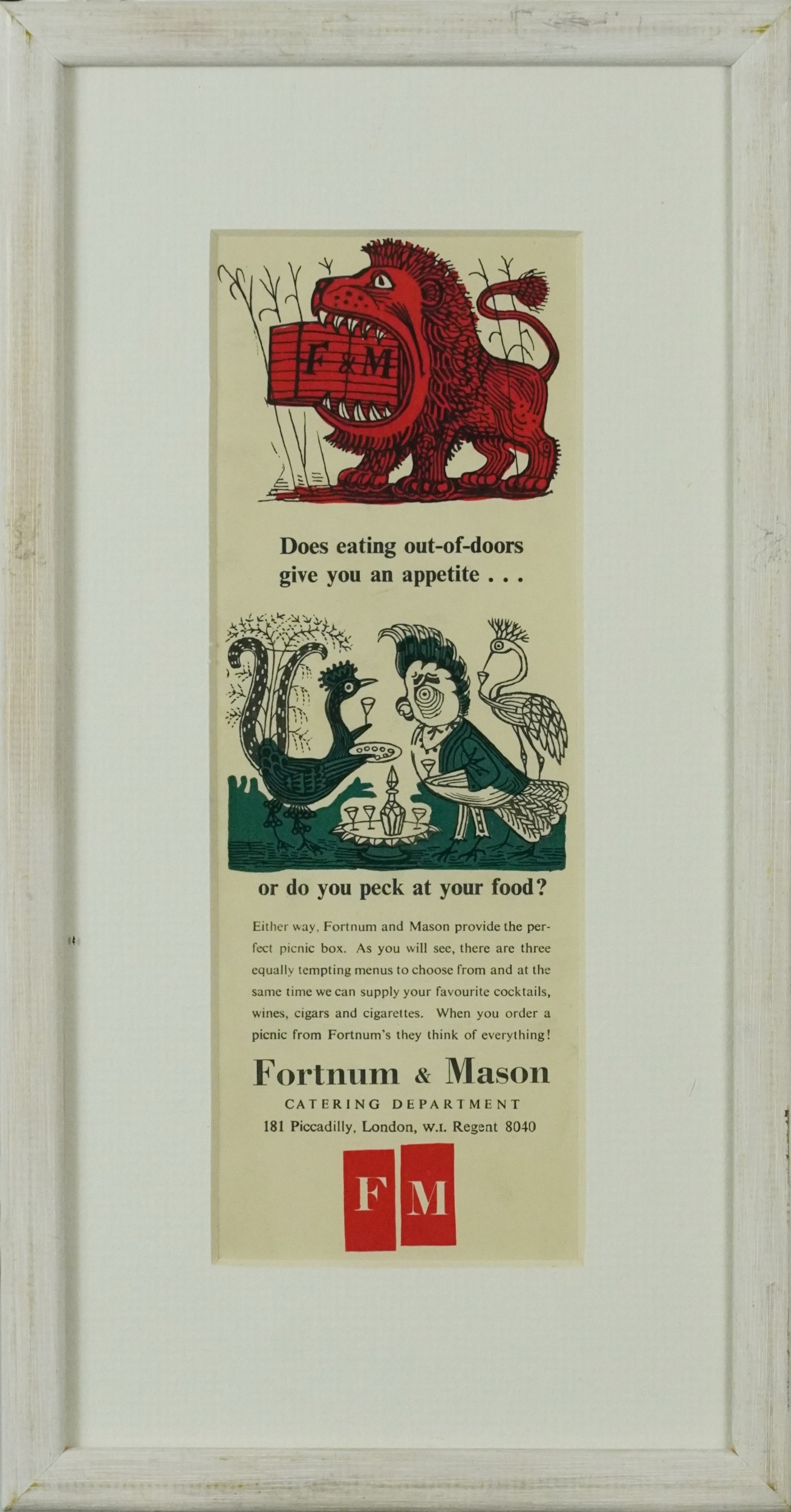 Edward Bawden | advertisement for Fortnum & Mason | MutualArt