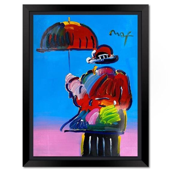 Peter Max | Umbrella Man | MutualArt