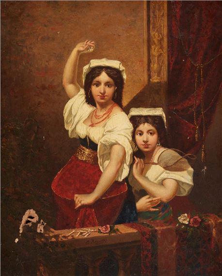 Ettore Ascenzi | Two women with bomboniere | MutualArt
