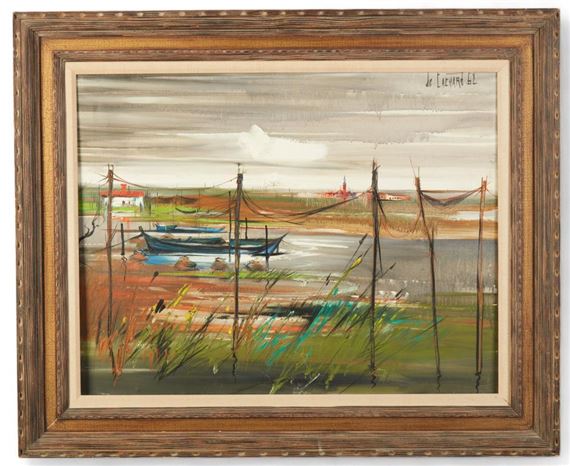 Régis de Bouvier de Cachard | A canal scene | MutualArt