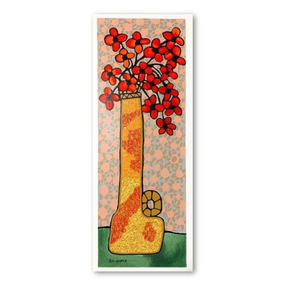Ben Simhon | Red Flowers | MutualArt