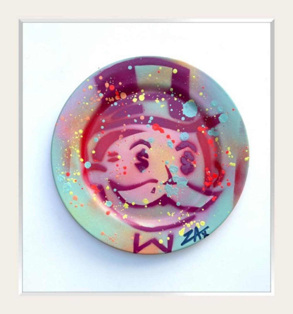 E.M. Zax | 1/1 hand painted on ceramic | MutualArt