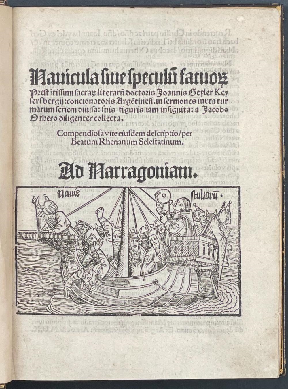 Albrecht Dürer | Navicula sive Speculu Fatuorum prestantissimi Sacrarum ...