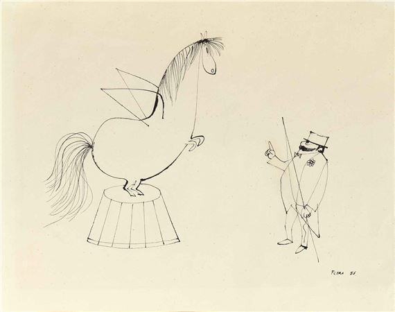 Paul Flora: Drawings & Graphics | Exhibitions | MutualArt