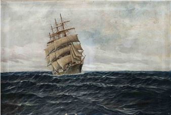 Alfred Gabali | Flotte Fahrt | MutualArt