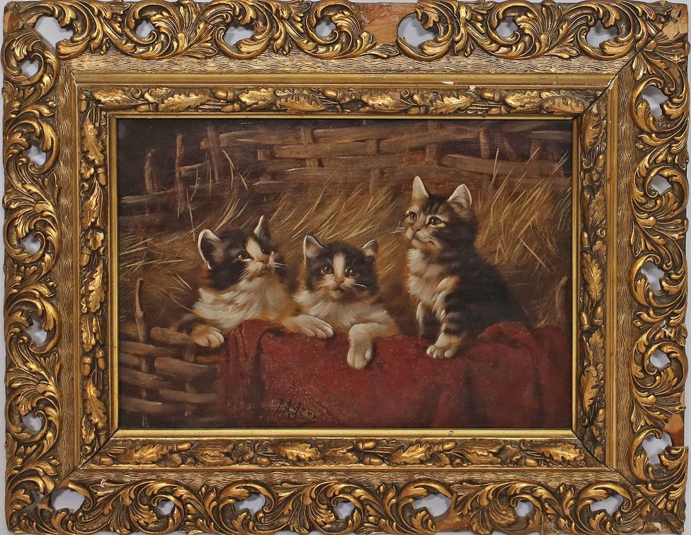 Julius II Adam | Drei Kitten | MutualArt