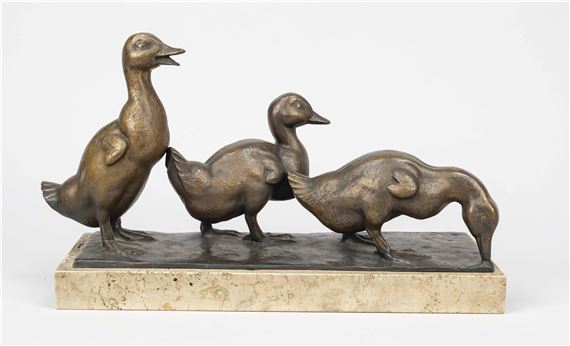Arthur Hoffmann | drei junge Enten | MutualArt