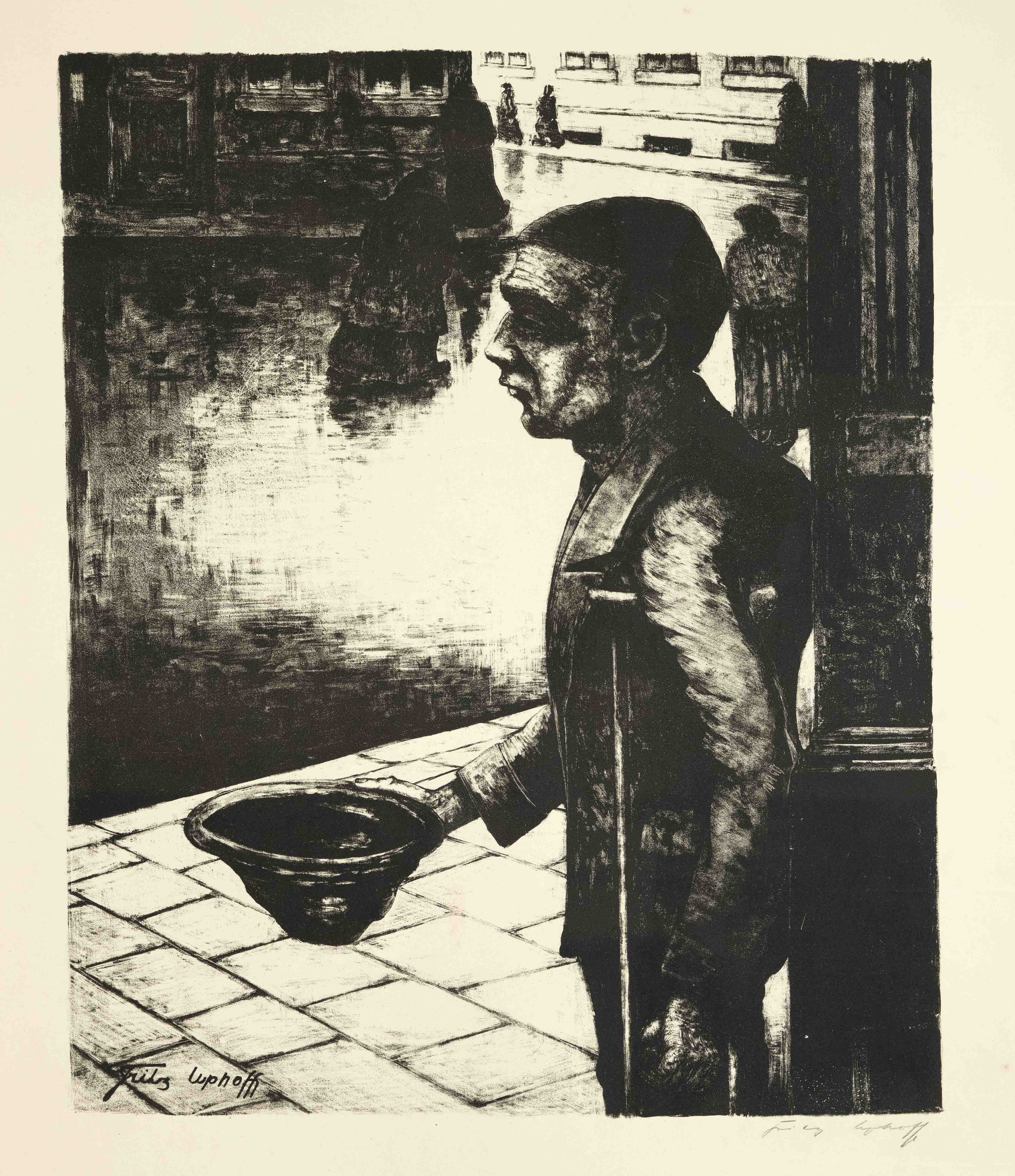 Fritz Uphoff | Die letzte Droschke | MutualArt