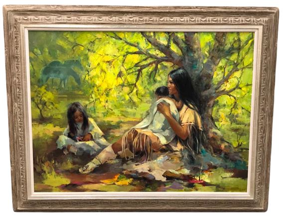 Marilyn Bendell | Apache Family | MutualArt