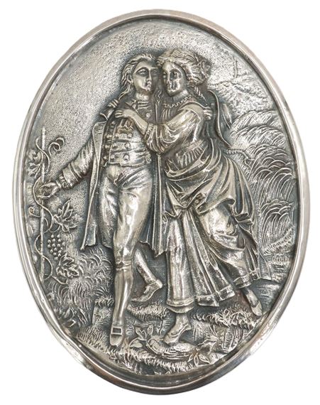 Henryk Winograd | Sterling Silver Figural Plaque | MutualArt