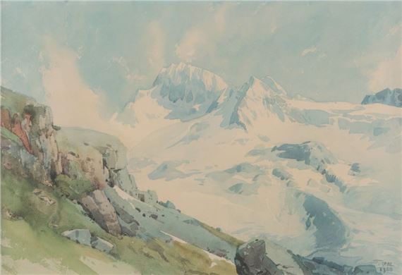 Hans Strobl | Eternal Snow (1958) | MutualArt