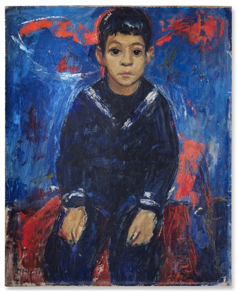 Mahmoud Sabri | Untitled (Portrait of a Boy) (1969) | MutualArt