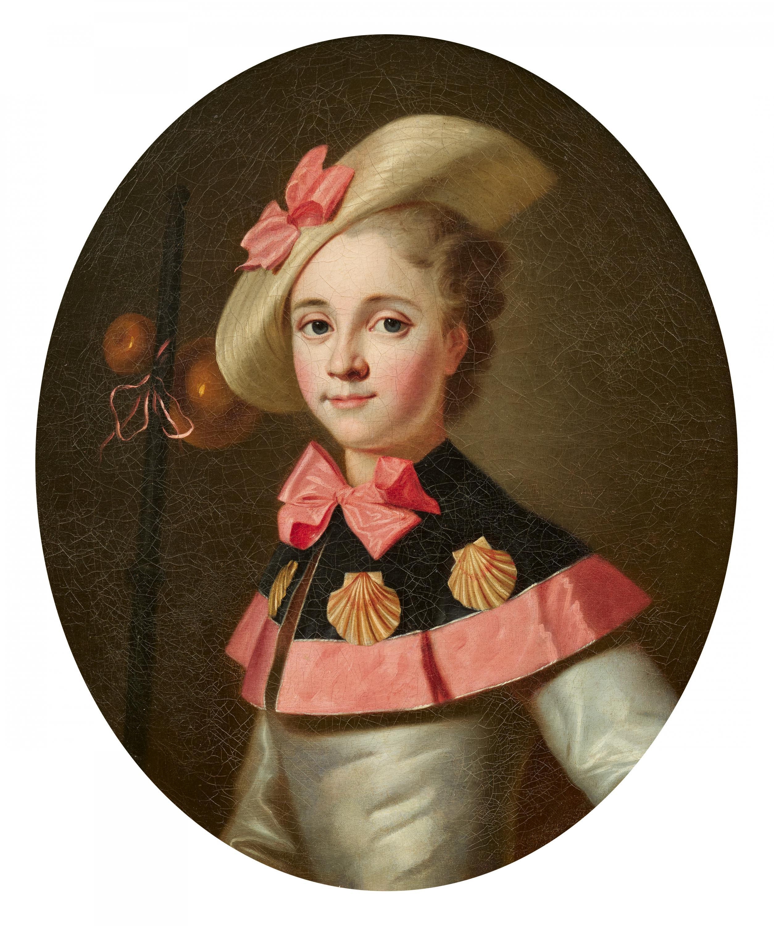 Jacob Samuel Beck | Portrait of a Lady as a Pilgrim | MutualArt