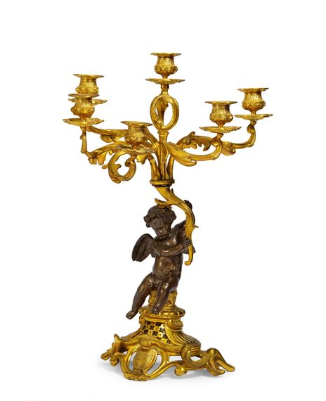 Henri Picard | SIX-FLAME GIRANDOLE WITH CUPID (19) | MutualArt