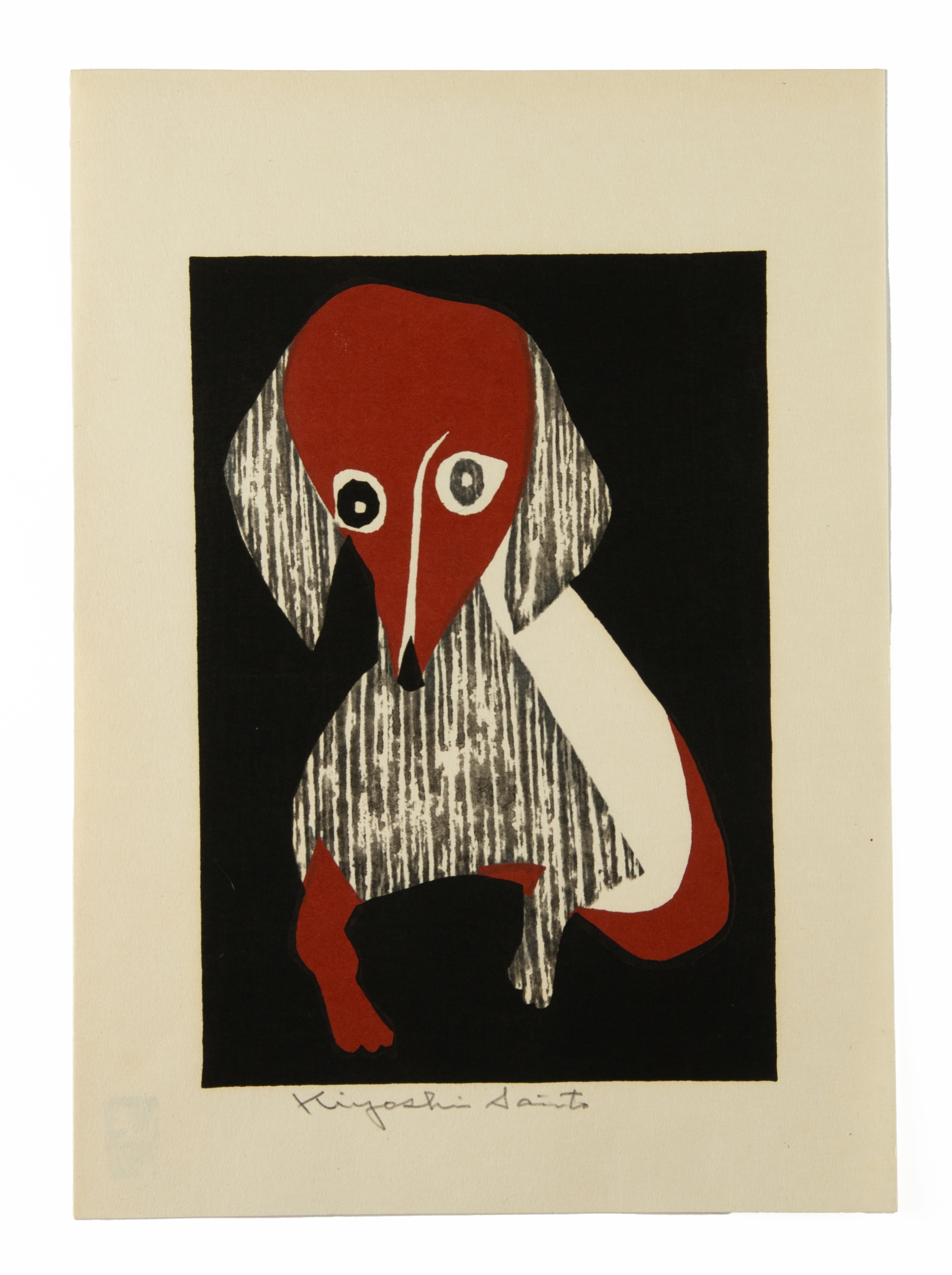 Kiyoshi Saito | DACHSHUND (Circa 1950) | MutualArt