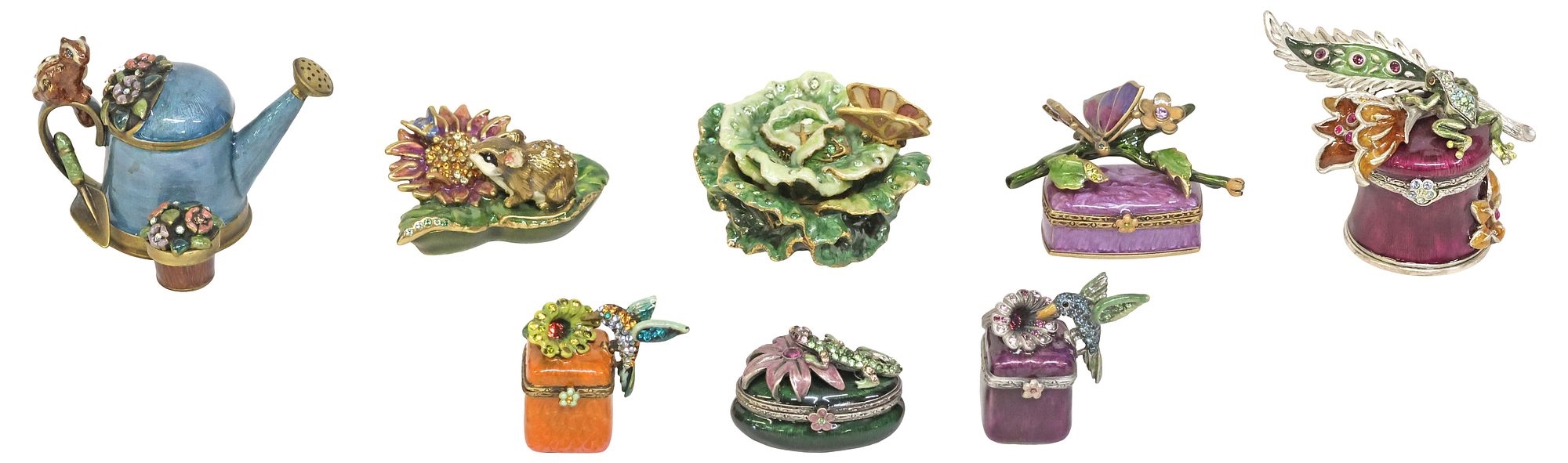 Jay Strongwater | 8 Jay Strongwater Enamel & Swarovski Crystal Giftware ...