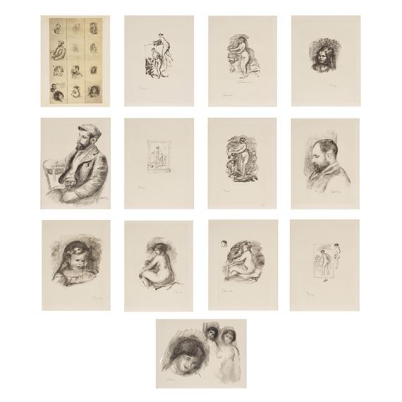 Pierre-Auguste Renoir | Douze lithographies originales de Pierre ...