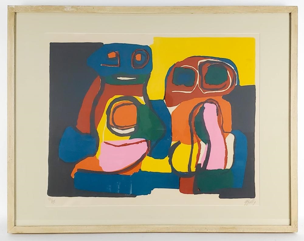 Karel Appel | Deux Personages (Circa 1969) | MutualArt