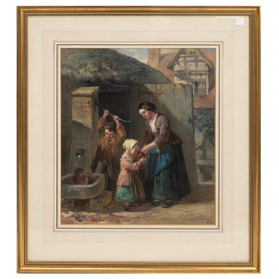 Walter Goodall | a country family (1854) | MutualArt
