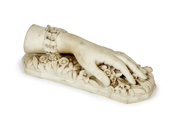 Emile Eugène Thomas | Sculpture in white marble | MutualArt