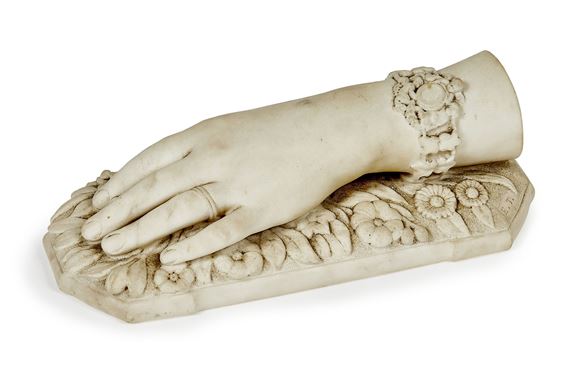 Emile Eugène Thomas | Sculpture in white marble | MutualArt
