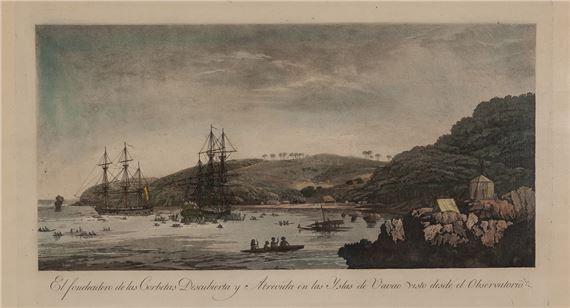 Fernando Brambila | The anchorage of the Corvettes Descubierta and ...