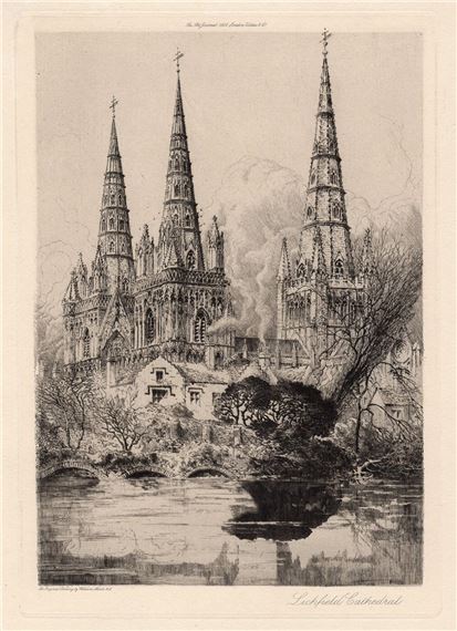 William Monk | Lichfield Cathedral (1908) | MutualArt