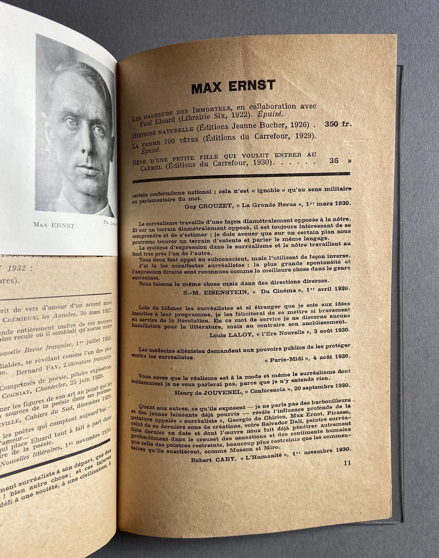 Max Ernst | SURREALIST BOOKS AND PUBLICATIONS | MutualArt
