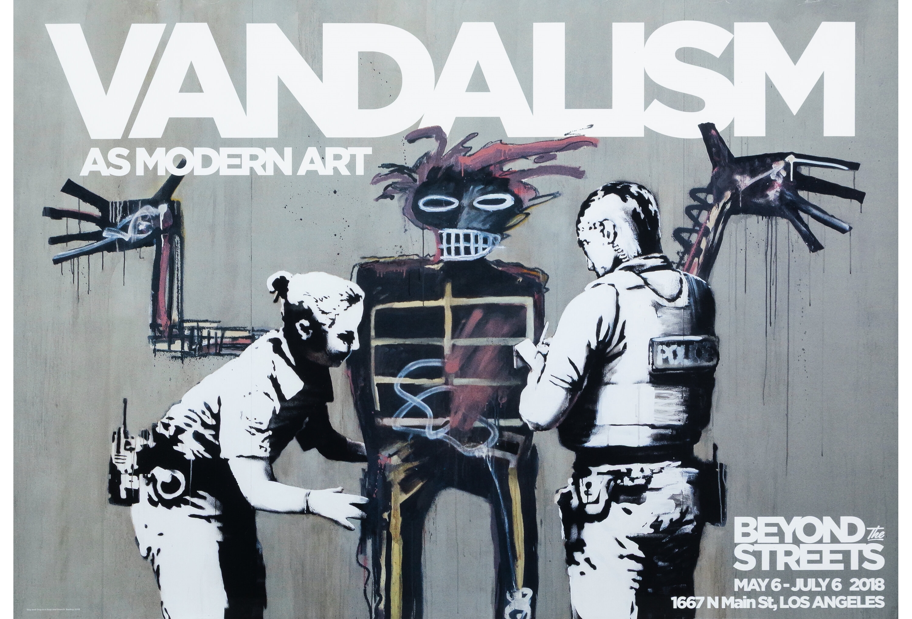 Banksy | Vandalism As Modern Art, exhibition poster (2018) | MutualArt