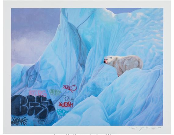 Josh Keyes | Spray (2017) | MutualArt